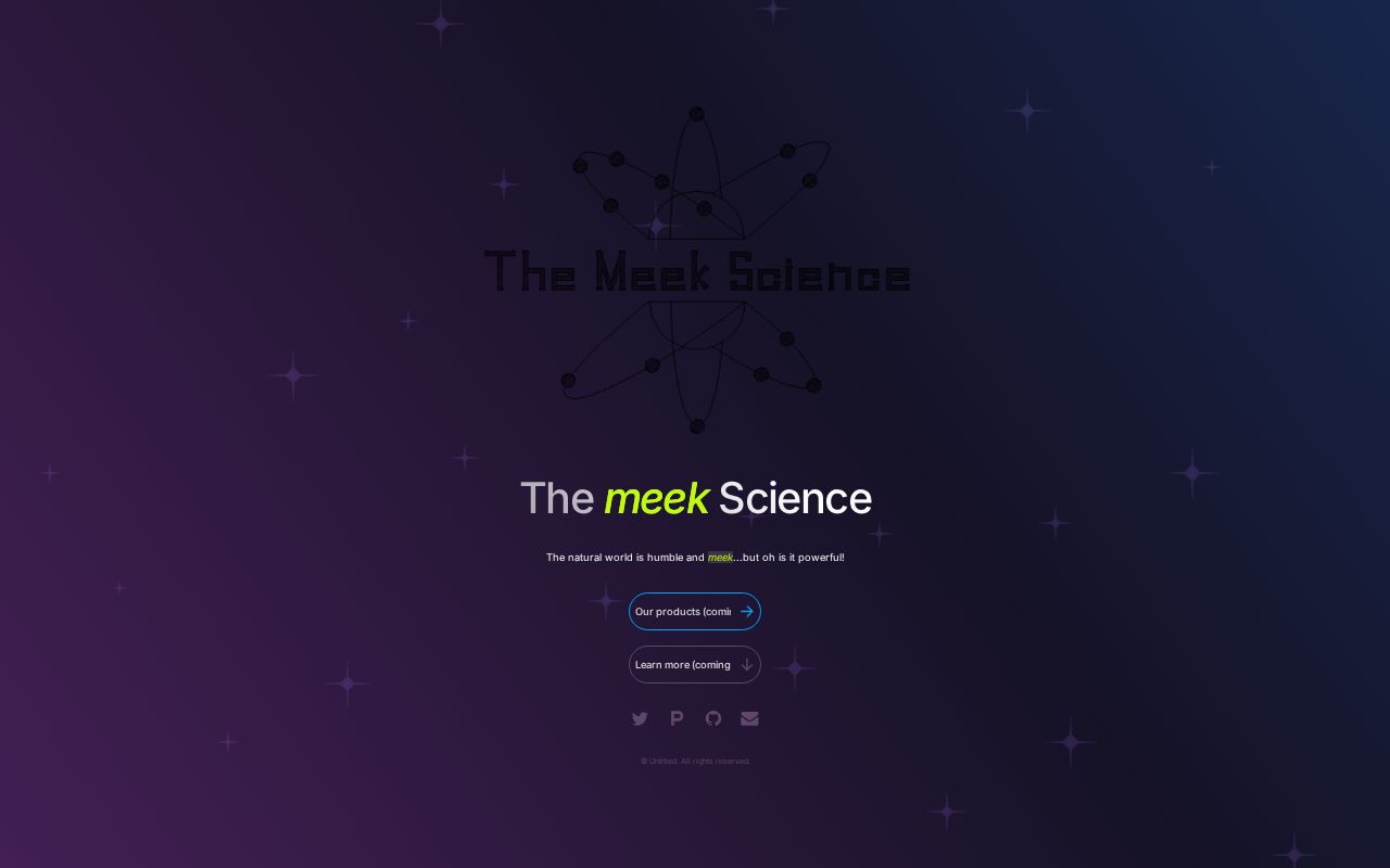 The Meek Science